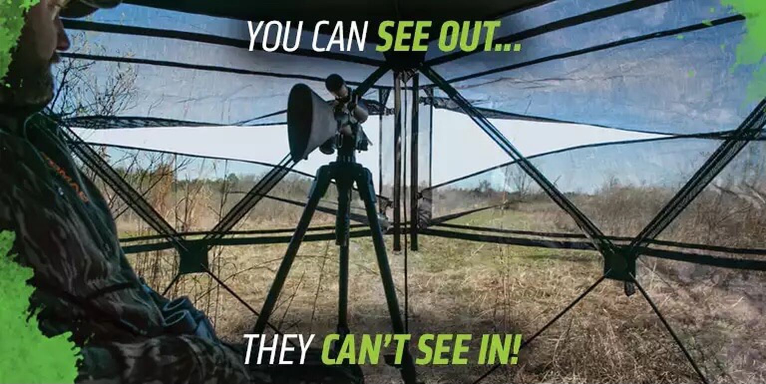 Primos FULL FRONTAL™ ONE-WAY SEE-THROUGH HUNTING BLIND