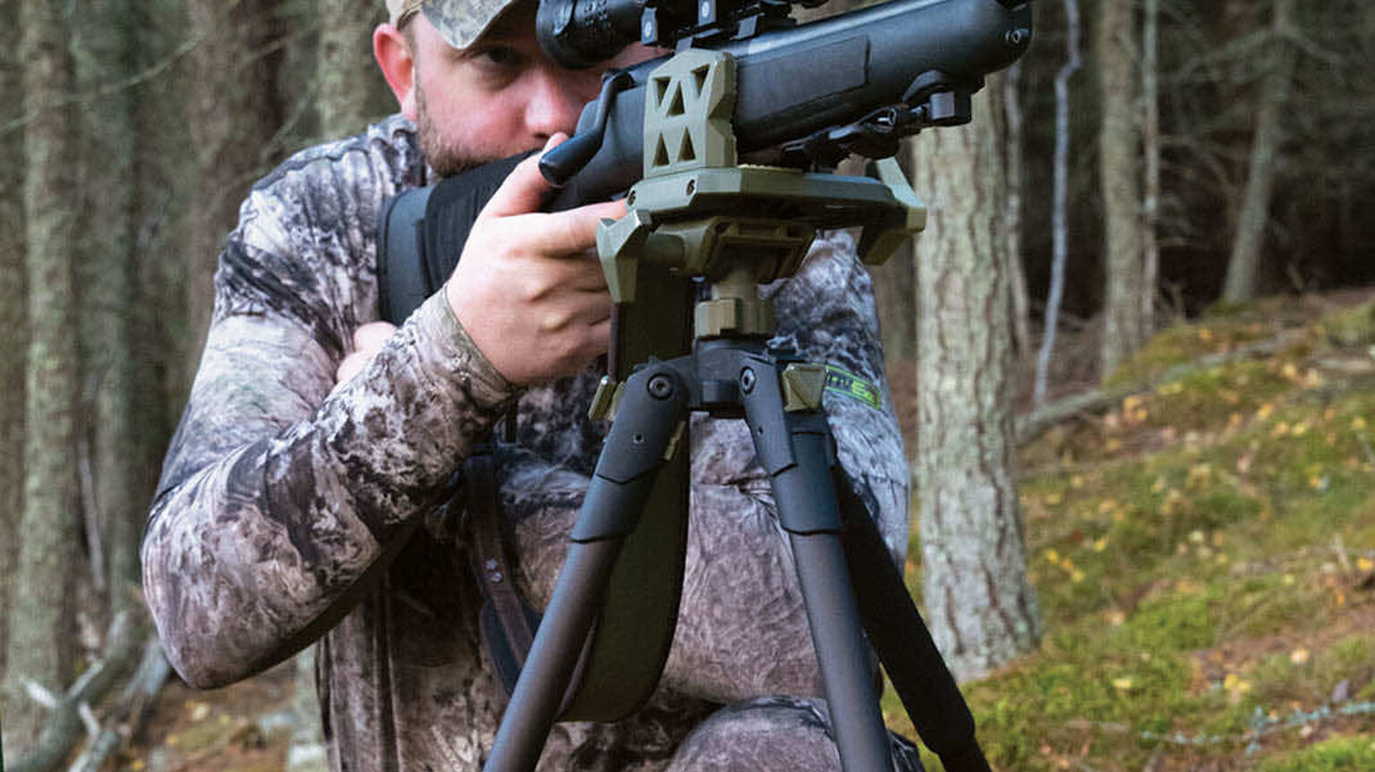 PRIMOS Edge Aluminum Tripod Shooting Stick - Hunting & Firearm Store