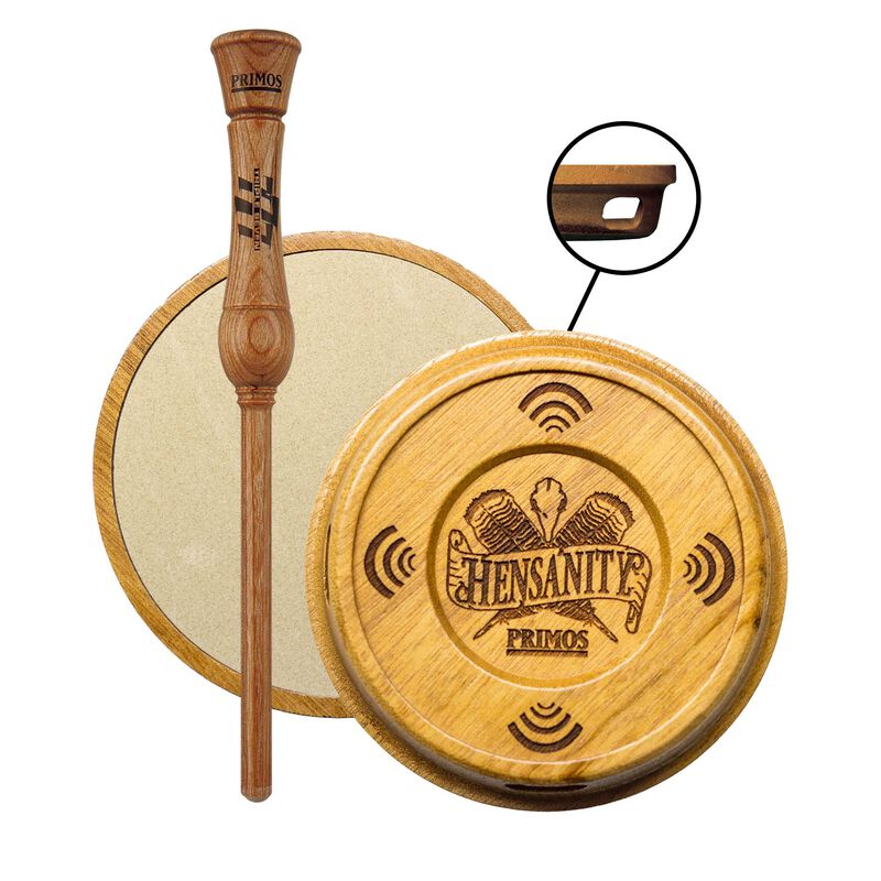 Buy Hensanity Pot Call with Frictionite Turkey Call - Primos Hunting